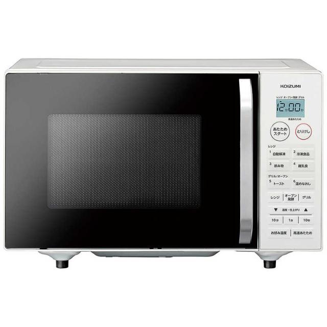 コイズミ　KOIZUMI　オーブンレンジ 16L フラット お好み温度 高速あたため ホワイト　KOR1605W