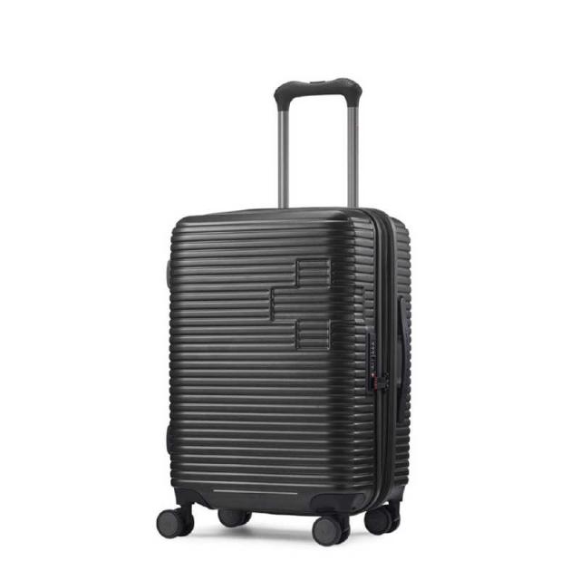 SWISSMILITARY　スーツケース MOTIVAN(モティバン) 55cm Sサイズ 機内持込可 5cm拡張 スーツケースカバー・ネームタグ付 ［TSAロック搭載 /43L］ カーボングレー　SM-H320EP GRAY