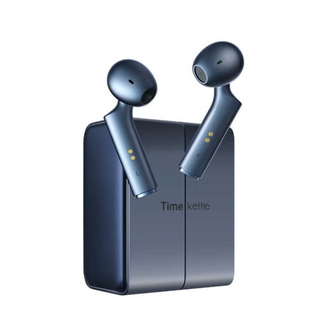 TIMEKETTLE　W4 AI翻訳イヤホン ミッドナイトブルー　TMK012