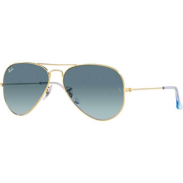 レイバン　RayBan サングラス AVIATOR LARGE L 58mm ポリッシュゴールド/ブルーグラディエント　RB3025 0013M58