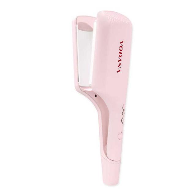 WONDERLINE　カールアイロン トリプルフローウェーブアイロン VODANA ボダナ 32mm 120℃〜200℃ 海外対応 交流(コード)式 ピンクバニラ　NTP32A_PV