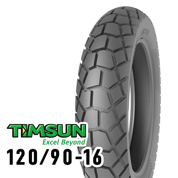 TIMSUN(ティムソン) TS822 120/90-16 63P TL リア TS-822 バイク タイヤ オフロード・アドベンチャーの通販 ...