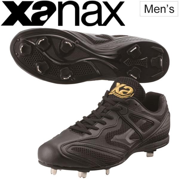野球スパイク シューズ ザナックス xanax トラストシリーズ 紐式 軽量 樹脂底スパイク トラストCL 金具 ワイドラスト ローカット 一般 学生 野球用品 xanax Baseball 高校野球対応 ソフトボール 日本製/BS-322CL