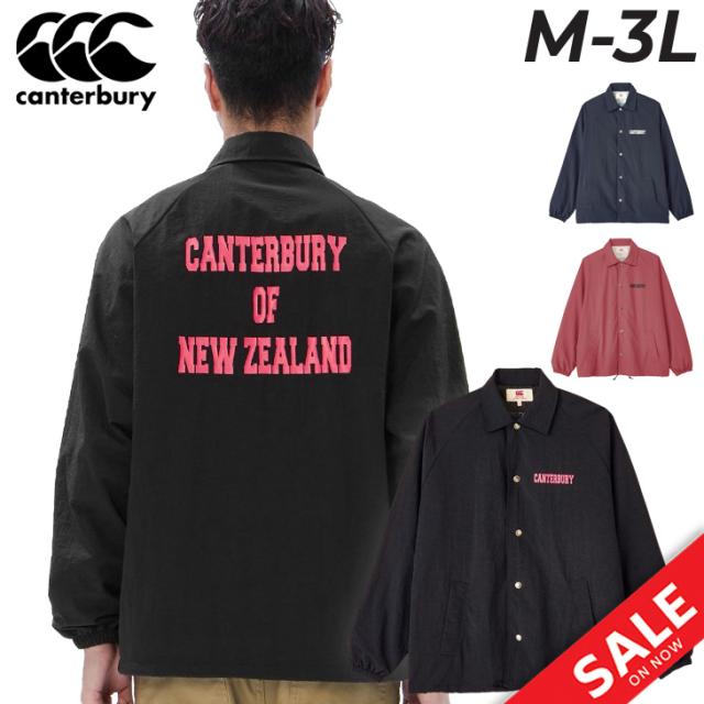 カンタベリー コーチジャケット メンズ canterbury アウター ラグラン袖 裏地あり ジャンバー ナイロン はっ水 ラグビー ラガー スポーツ  ウェア ウエア 男性用 上着 メンズウェア ブランド アパレル/RA73504