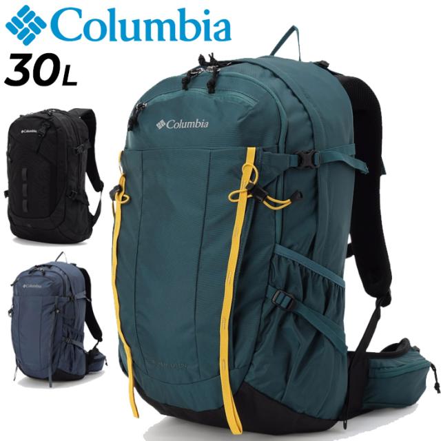 コロンビア リュック 30L メンズ レディース バッグ Columbia ワイルドウッド バックパック レインカバー付き ユニセックス はっ水 撥水 アウトドアバッグ 登山 トレッキング 鞄 無地 ザック 男女兼用 ブランド かばん/PU8657【ギフト不可】