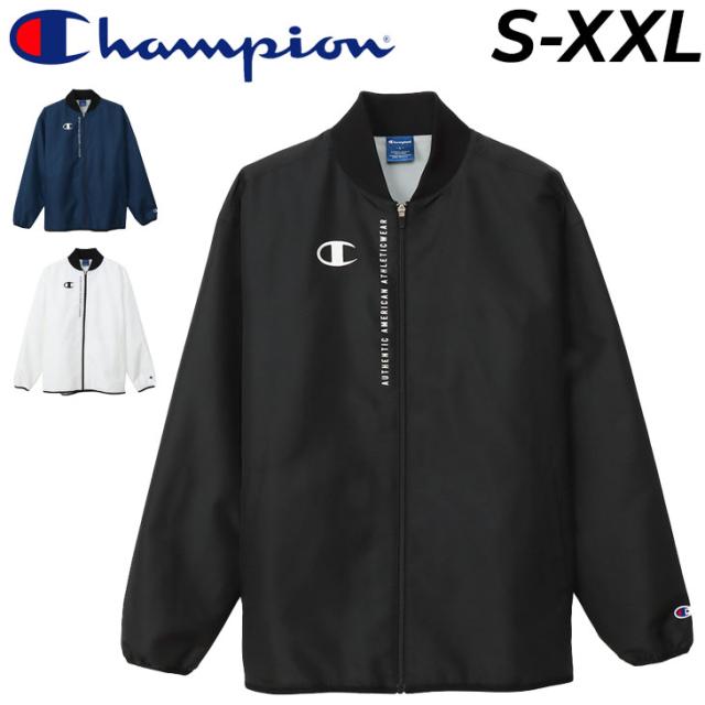 チャンピオン ウィンドブレーカー メンズ Champion WIND BREAKER JAC 裏トリコット起毛 防寒 アウター 防風 はっ水 ウィンドジャケット トレーニング スポーツウェア 男性 ウインドブレーカー ジャンバー 上着 服 ブランド アパレル/C3-ASC17
