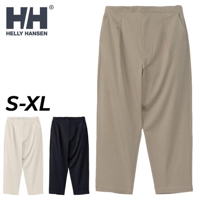 ヘリーハンセン ロングパンツ メンズ ユニセックス HELLYHANSEN ストーレンタックパンツ テーパード 撥水 はっ水 UVカット アウトドア  ウエア メンズウェア 長ズボン ボトムス ずぼん 生成り ベージュ 黒 ブランド アパレル/HH22416