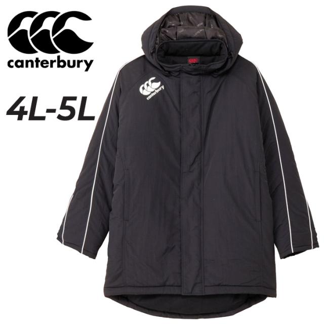 カンタベリー 中綿コート 4L 5L メンズ 大きいサイズ canterbury ラグビーウェア インサレーション ハーフコート ビッグサイズ 防寒用 アウター 保温 はっ水 防風 スポーツウェア 中わた 男性用コート 服 メンズウェア ブランド アパレル/RG724516B【ギフト不可】