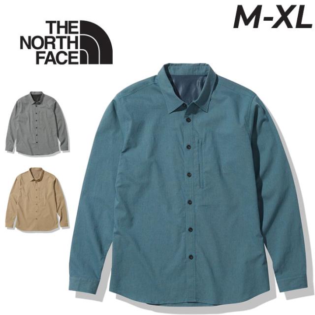 長袖シャツ メンズ ザ・ノース・フェイス THE NORTH FACE/麻混 アウトドアウェア UVカット 無地 トップス キャンプ 山登り 男性  シンプル/NR12203