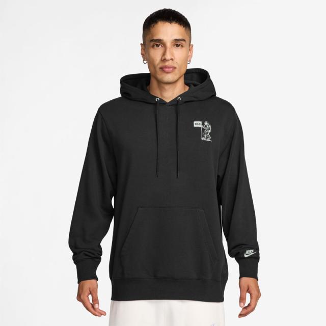ナイキ メンズ スウェット パーカー NIKE M CLUB FT PO HDY MOON GF 長袖 プルオーバー フーディ スポーツウェア スエット 男性 ブラック 黒 トップス nike パーカ スウェットシャツ  スポカジ トレーナー 服 ブランド アパレル/HQ8595-010