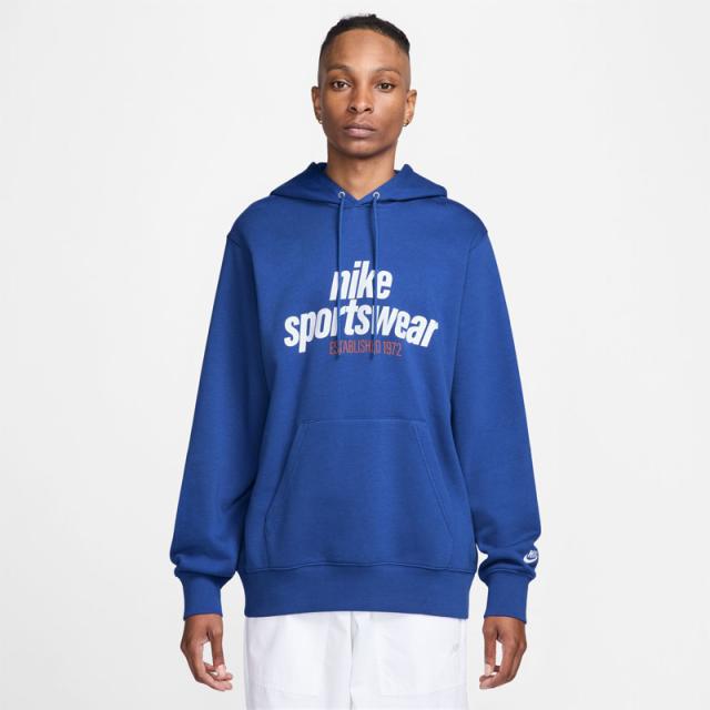 ナイキ スウェット パーカー メンズ NIKE クラブ BB PO HDY NSW GFX プルオーバー 長袖 フーディ スポーツウェア トップス スエット パーカ 男性 トレーニング ジム スウェットシャツ トレーナー 青 ブルー 服 メンズウエア ブランド アパレル/HJ2160-480