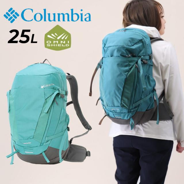 コロンビア リュックサック バッグ Columbia ティンバーライン 25L WF バックパック 登山用リュック ザック 背面長43cm はっ水 アウトドアパック 山登り トレッキング ハイキング 男性 女性 ユニセックス レディースリュック 鞄 グリーン ブランド かばん/PU8806