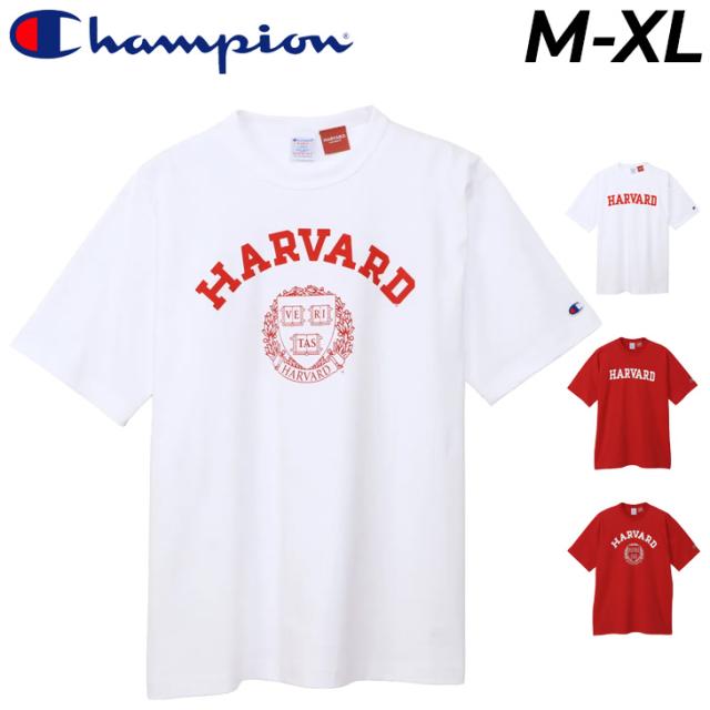 チャンピオン 半袖 Tシャツ メンズ Champion ティーテンイレブン T1011 アメリカ製 プリントT アメカジ HARVARD ハーバード大学 カレッジ風 ウェア 男性 トップス 半袖シャツ メンズウェア メンズ 服 ブランド MADE IN USA アパレル/C5-B307