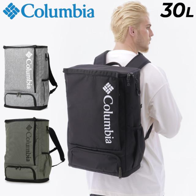 コロンビア リュックサック 30L メンズ レディース バッグ Columbia LBフローレス バックパック お弁当専用ポケット搭載 大容量 はっ水 ボックス スクエア型 通勤 通学 バッグ アウトドア ユニセックス ブランド かばん/PU8679【ギフト不可】