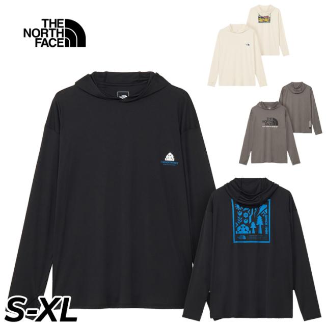 ザ・ノース・フェイス 長袖 Tシャツ メンズ レディース 水陸両用 THE NORTH FACE ウォータースムースフーディ 薄手 カットソー 軽量 UVガード アウトドア ウェア パーカーシャツ ユニセックス ロンT 長そで 長袖シャツ 服 ブランド アパレル/NT12540