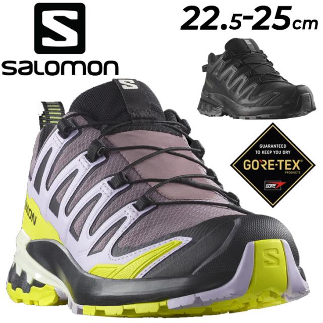 サロモン トレイルランニングシューズ レディース ゴアテックス SALOMON XA PRO 3D V9 GORE-TEX 防水 安定性 耐久性 女性用 ローカット 紐靴 ひも靴 トレラン アウトドア スポーツ ランニングシューズ 運動靴 スニーカー 運動靴 ブランド くつ/XAPRO3D-V9-GTXW