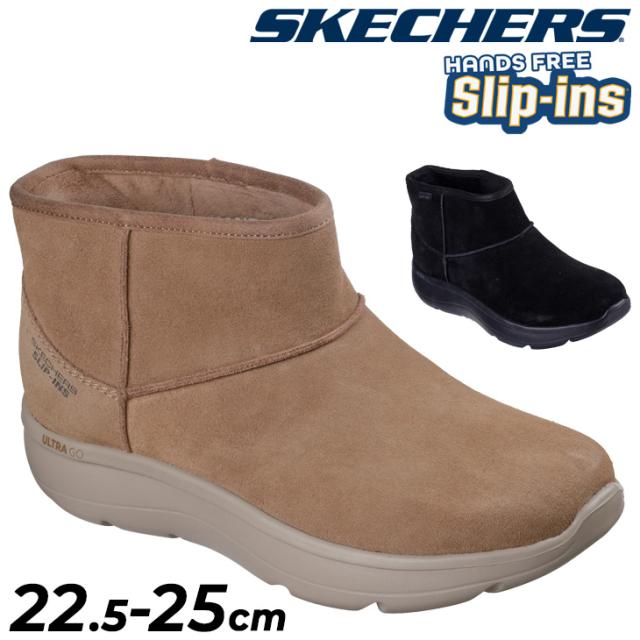 スケッチャーズ スリップインズ ショートブーツ レディース SKECHERS Slip-ins ON-THE-GO ENCORE ハンズフリー スリップイン スリップオン  冬ブーツ ウィンターブーツ  レディースシューズ 秋冬 女性 婦人靴 ブランド くつ/144853