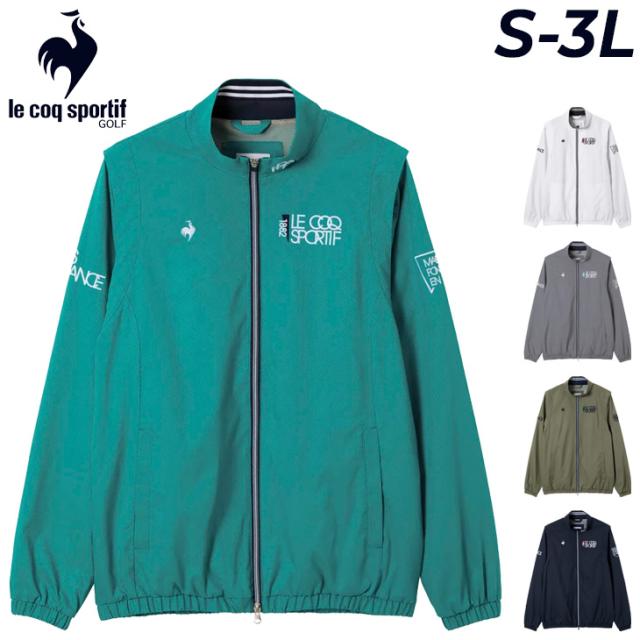 ルコック 2WAYブルゾン メンズ le coq sportif GOLF ヒートナビ ゴルフ用ブルゾン・ベスト 袖取り外し可 保温 防風 はっ水 男性 秋冬用 アウター 紳士 服 大きいサイズ ゴルフウェア 上着 ゴルフジャケット ジャンバー スポーツ ブランド アパレル/LG5FWB00M