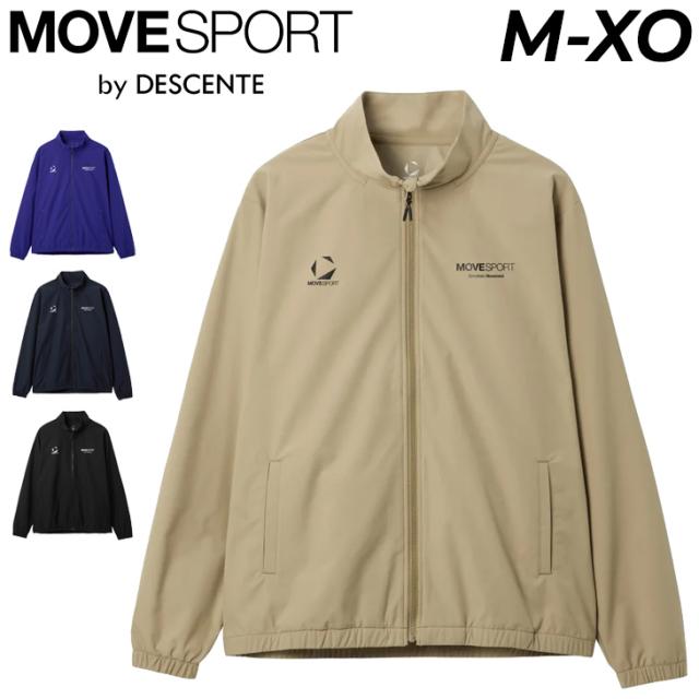 デサント クロスジャケット 長袖 メンズ DESCENTE MOVESPORT ストレッチウーブンスタンドジャケット 吸汗 UVカット クロスジャージ スポーツウェア トレーニング 運動 男性用 服 ブランド アパレル メンズウェア/ST5FJK21M