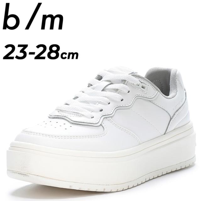 ムーンスター ビーエム b/mスニーカー 2E相当 メンズ レディース シューズ moonstar B/M ノマドライド 厚底 ユニセックス プラットフォームスニーカー ローカット 衝撃吸収 白スニーカー 靴 ホワイト 履きやすい 歩きやすい ブランド 男女兼用 くつ/BM-nomadride