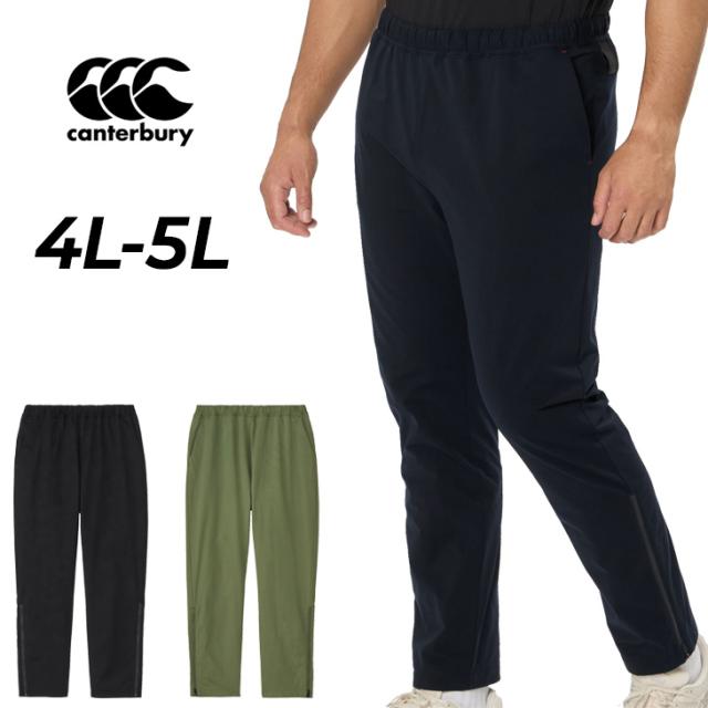 カンタベリー トレーニングパンツ メンズ 4L 5L 大きいサイズ canterbury デュアルウォームパンツ 裏起毛トリコット ビッグサイズ 長ズボン ロングパンツ 保温 はっ水 ラグビー スポーツウェア ボトムス ブランド 秋冬 キングサイズ 服 アパレル/RG125579B
