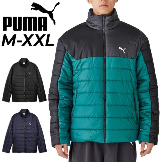 プーマ メンズ 中綿ジャケット PUMA ESS パデッド JKT 防寒 アウター 防風 保温 スポーツ  ウエア 男性用 秋冬 メンズジャケット 上着 中わた 通勤 通学 トレーニング ブランド メンズウエア アパレル/690961