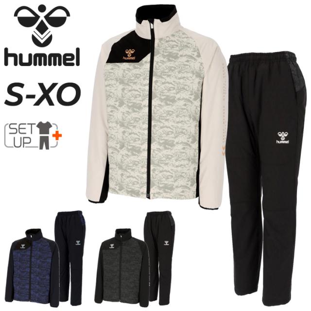 ヒュンメル 上下セット メンズ hummel パデットサーモ ジャケット ロングパンツ 中綿入り 防寒ウェア セットアップ 保温 はっ水 ストレッチ スポーツウェア 男性 上下組 秋冬 ウーブン 中わた トラックスーツ ブランド 服 アパレル メンズウエア/HAW2192-HAW2192P