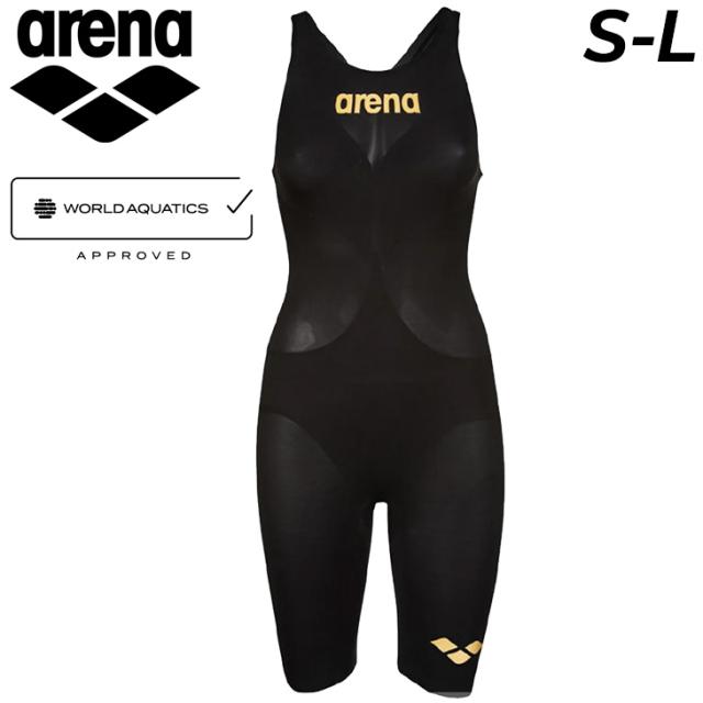 アリーナ WA承認 レディース 競泳水着 トップレーシングモデル arena ハーフスパッツオープンバック 公式大会可 女性 女子 オールインワン水着 スイムウェア レディース水着 競技用 ブランド POWERSKINCARBON-AIR2 みずぎ/AS5SRC00L【返品不可】