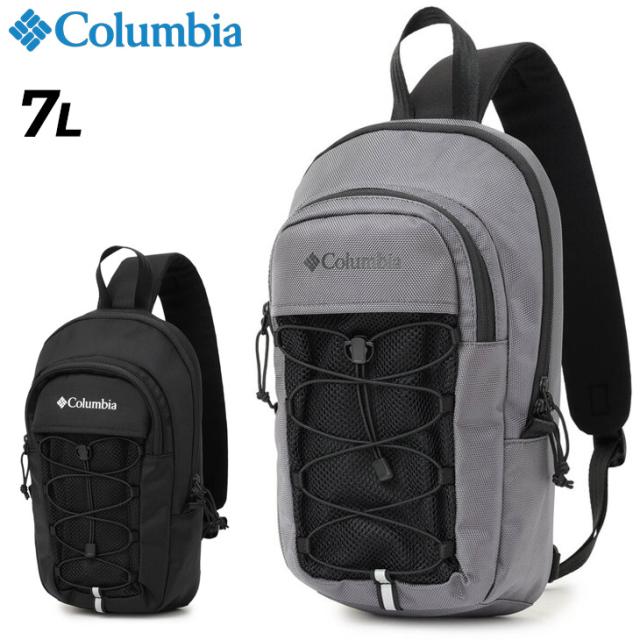 コロンビア ワンショルダーバッグ 約7L メンズ レディース 鞄 Columbia カグヤクダッシュスリングバッグ はっ水 撥水 ボディバッグ ...