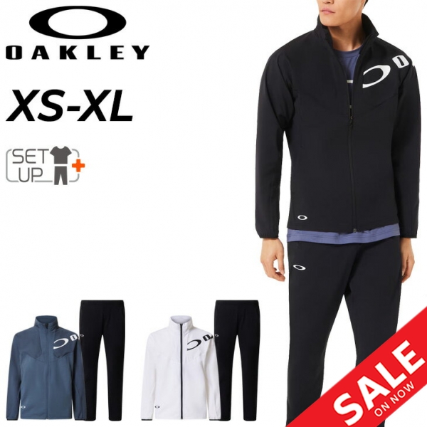 オークリー ジャージ 上下 メンズ OAKLEY Enhance Tech Jersey 長袖ジャケット ロングパンツ セットアップ 吸汗速乾 軽量 UVケア(UPF50+) 男性 上下組 トレーニング スポーツウェア 運動 メンズウェア ブランド 服 秋冬 アパレル/FOA408113-408134