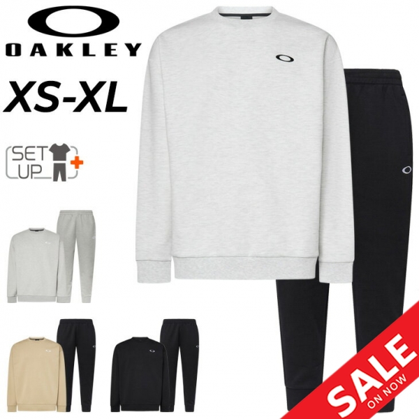 オークリー スウェット 上下 メンズ OAKLEY 長袖トレーナー ロングパンツ セットアップ 吸汗速乾 UV(UPF50+) 男性 上下組 トレーニング スポーツウェア 運動 メンズウェア 普段使い スエット 服 秋冬 ブランド アパレル/FOA408247-408286