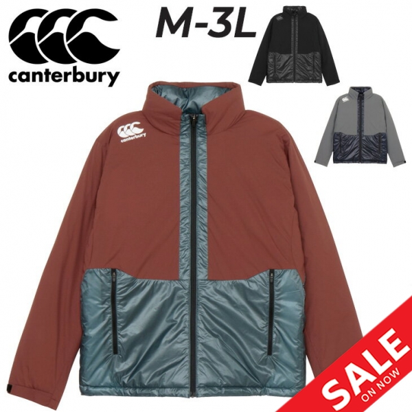 カンタベリー 中綿ジャケット メンズ canterbury アールプラス クイーンズインサレーション R+ RUGBY+ ラグビーウェア 保温 防寒 中わた アウター トレーニング タウン 普段使い スポーツウエア 服 ブランド アパレル/RP74576