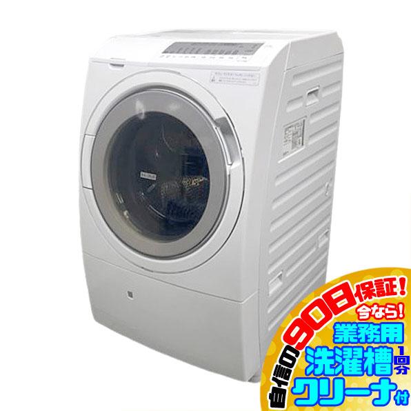 D4275YO  90日保証！ドラム式洗濯乾燥機 日立 BD-SG110HL(W) 23年製 洗濯11kg/乾燥6kg 左開き