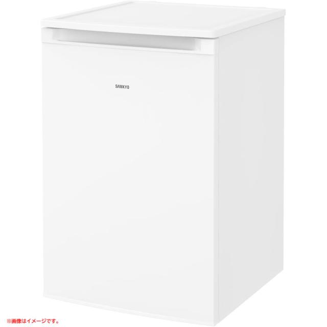 D7066YO 値下げ！■0712【未使用品】冷凍庫 100L 左右両開き対応 1ドア SAMKYO ZU100  冷凍ストッカー 耐熱天板