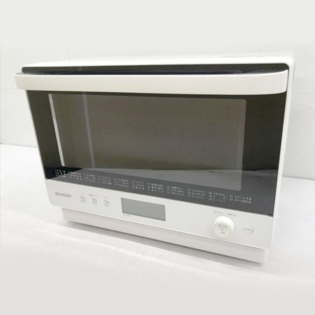 E0260YO ◆1212【美品】過熱水蒸気 オーブンレンジ 26L コンベクション シャープ RE-SS26B-W  22年製 2段調理