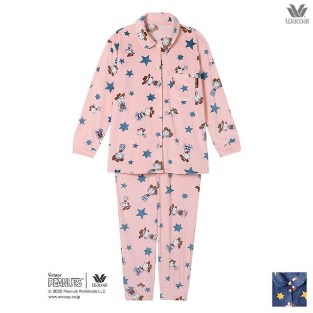 スヌーピー PEANUTS ピーナッツ ワコール wacoal レディース パジャマ ルームウェア 部屋着 秋冬 FDW463