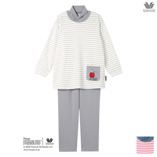 スヌーピー PEANUTS ピーナッツ ワコール wacoal レディース パジャマ ルームウェア 部屋着 秋冬 FDW466