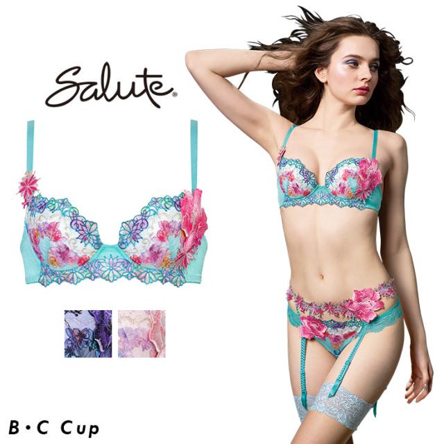 サルート Salute ブラジャー プッシュアップブラ 3/4 BCカップ 下着 ランジェリー ワコール Wacoal 50シリーズ BTJ450
