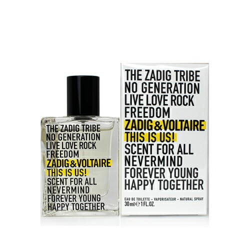 ザディグ エ ヴォルテール ディス イズ アス！オードトワレ 30ml ZADIG&VOLTAIRE THIS IS US ! EDT [3F-Z]