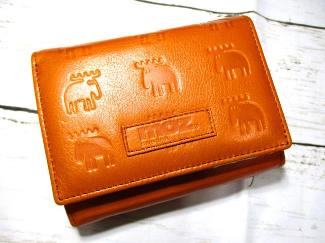sale 財布 レディース 二つ折り モズ moz 牛革 かわいいヘラジカ