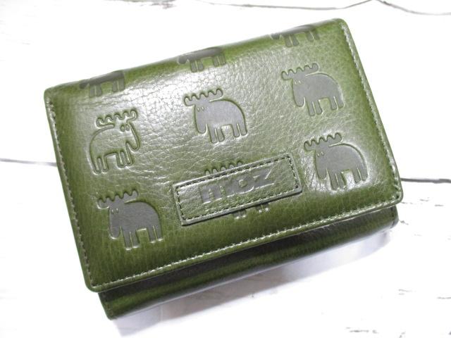 sale 財布 レディース 二つ折り モズ moz 牛革 かわいいヘラジカ