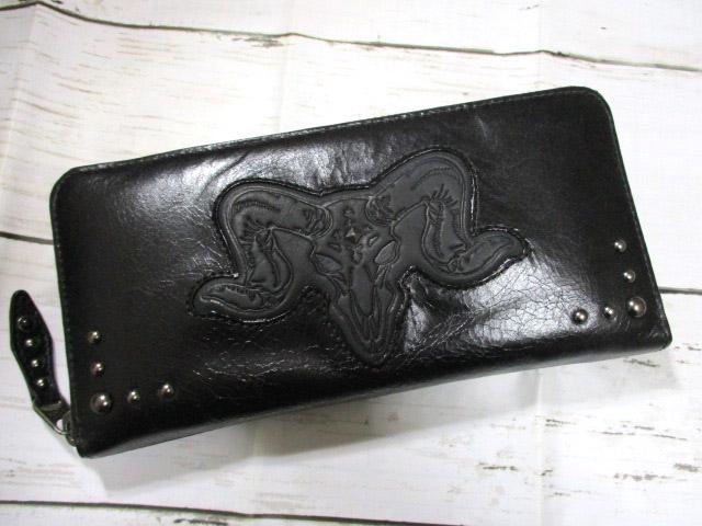 SALE 財布 メンズ 長財布 ラウンド マディジャックスープ Muddy Jack Soup  本革 かっこいいシープのデザイン おまけ付き