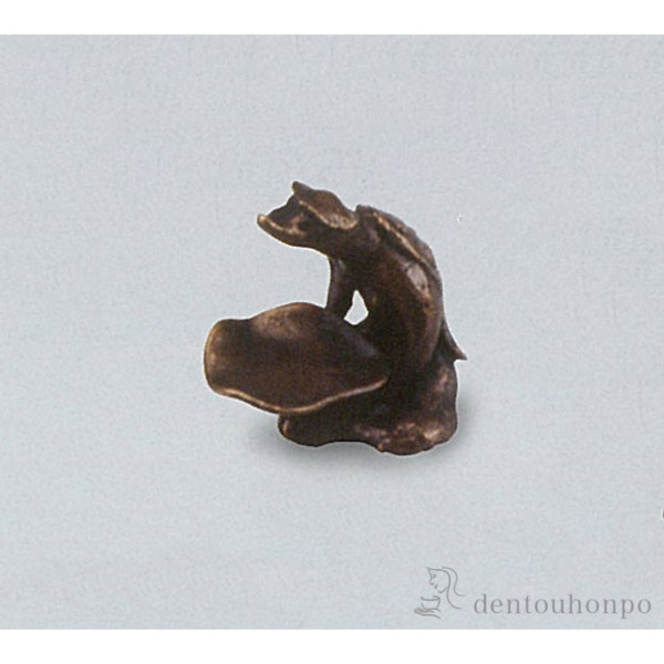 「送料無料」 銅製 香立 河童 ( お香 線香 リラックス 仏具 人気 高岡銅器 結婚 出産 内祝い 引き出物 金婚式 )