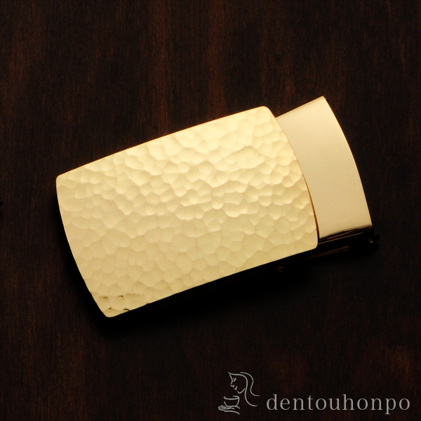 「送料無料」 K18 バックル 槌目 ( 光則（金工芸） シューホーン くつべら 靴ベラ おしゃれ ブランド 東京銀器（金工芸） 結婚 )