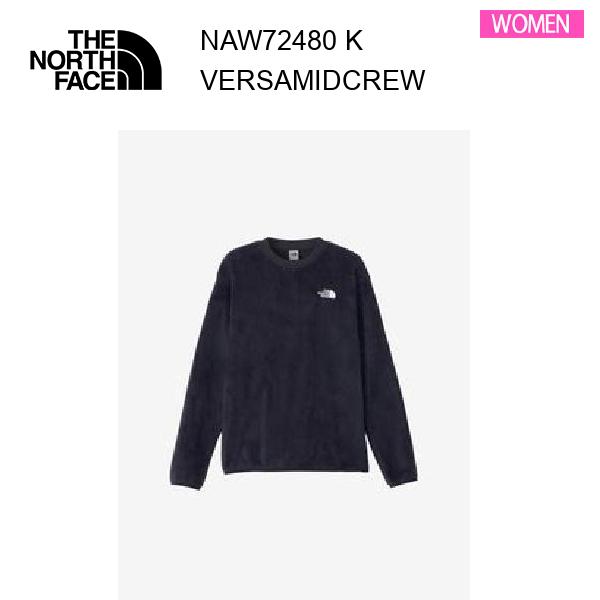 25fw ザ・ノース・フェイス バーサミッドクルー レディース  NAW72480  カラー K THE NORTH FACE 正規品
