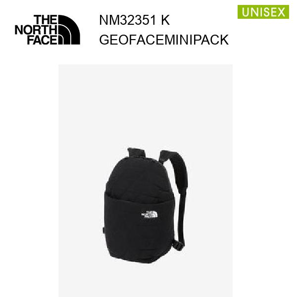 25fw ザ・ノース・フェイス ジオフェイスミニパック  NM32351  カラー K THE NORTH FACE 正規品