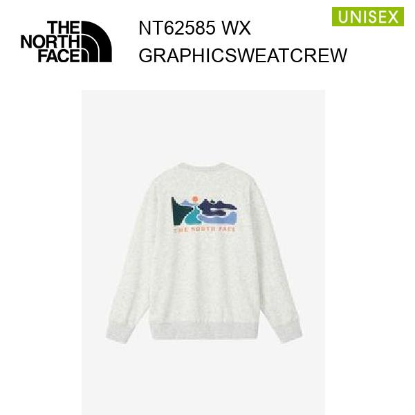 25fw ザ・ノース・フェイス グラフィックスウェットクルー ユニセックス  NT62585  カラー WX THE NORTH FACE 正規品