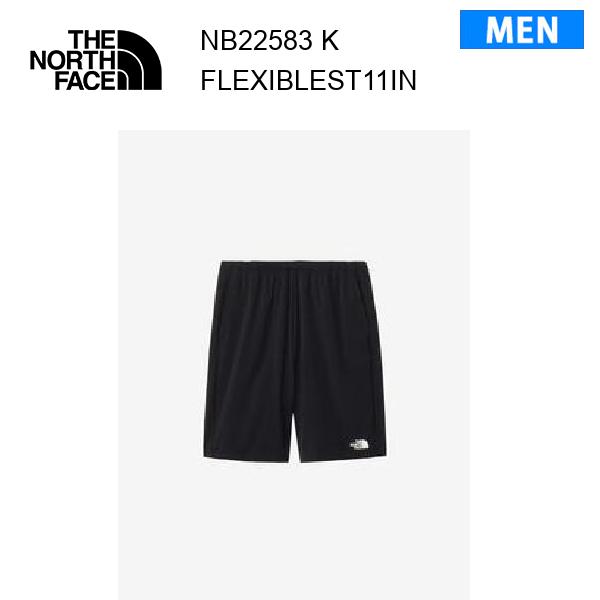 【メール便】25ss ザ・ノース・フェイス フレキシブルショーツ11inch メンズ  NB22583  カラー K THE NORTH FACE 正規品