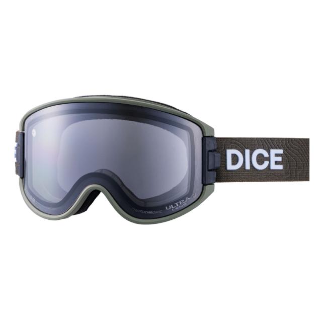 25-26 DICE GOGGLE GOODMAN GM54570 OLV 2026 ダイス ゴーグル グッドマン OLV 調光 ウルトラライトグレイ ライトシルバーミラー　日本正規品