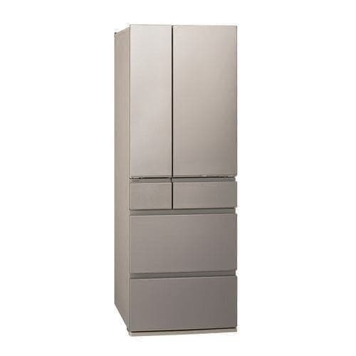 【無料長期保証】パナソニック 冷蔵庫 525L 観音開き 6ドア 幅65cm サクッと切れる微凍結 ナノイーX NR-F53HV2-N ベージュ系